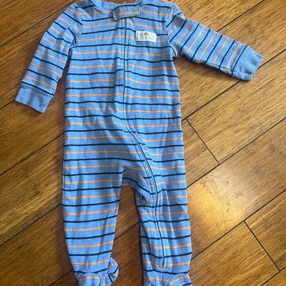 Carter's | Pajamas | Blue Striped Kids One Piece | Poshmark